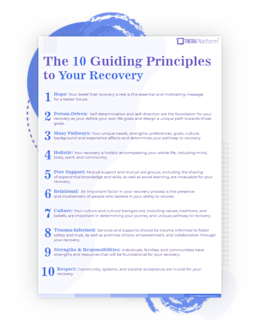 The 10 Principles Of Recovery