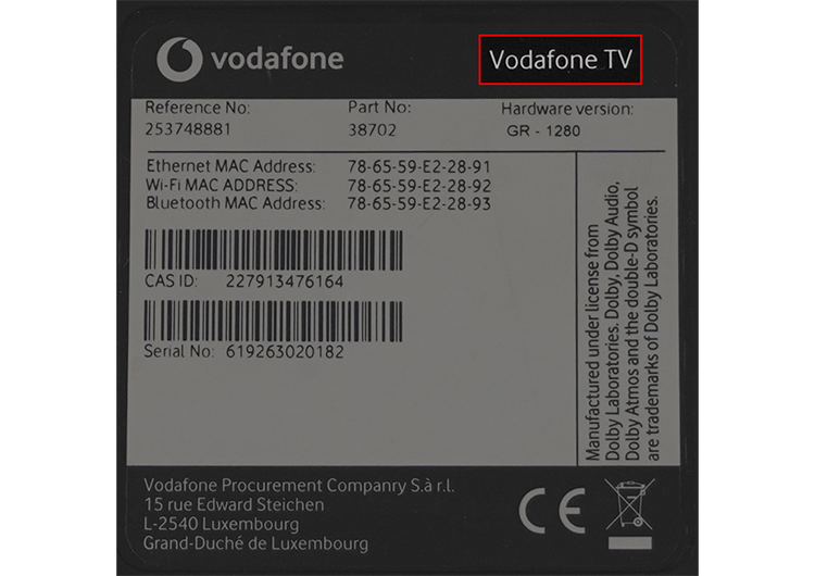 Πως θα καταλάβω ότι έχω τον αποκωδικοποιητή Vodafone TV; | Vodafone