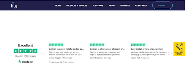 Turning feedback into growth: How Lily Comms used Trustpilot to stand out - Trustpilot Business Blog