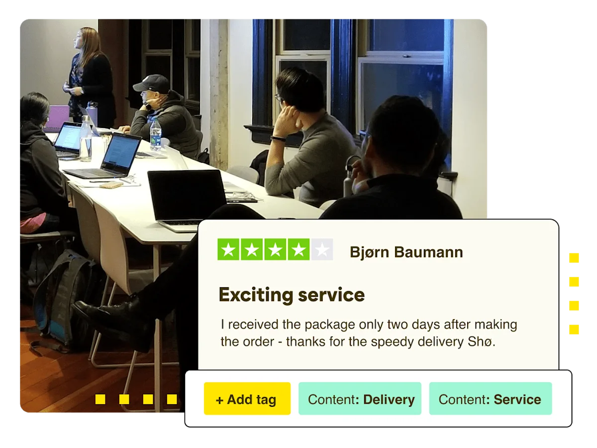 Review tagging | Product Features | Trustpilot Business