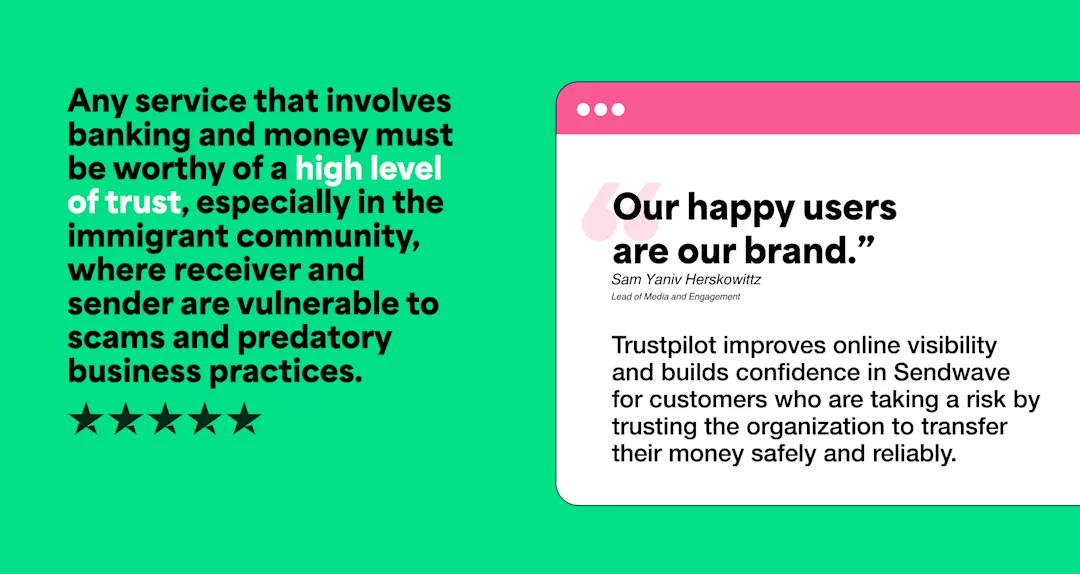 Trustpilot Helps Sendwave Establish Trust - Trustpilot Business Blog