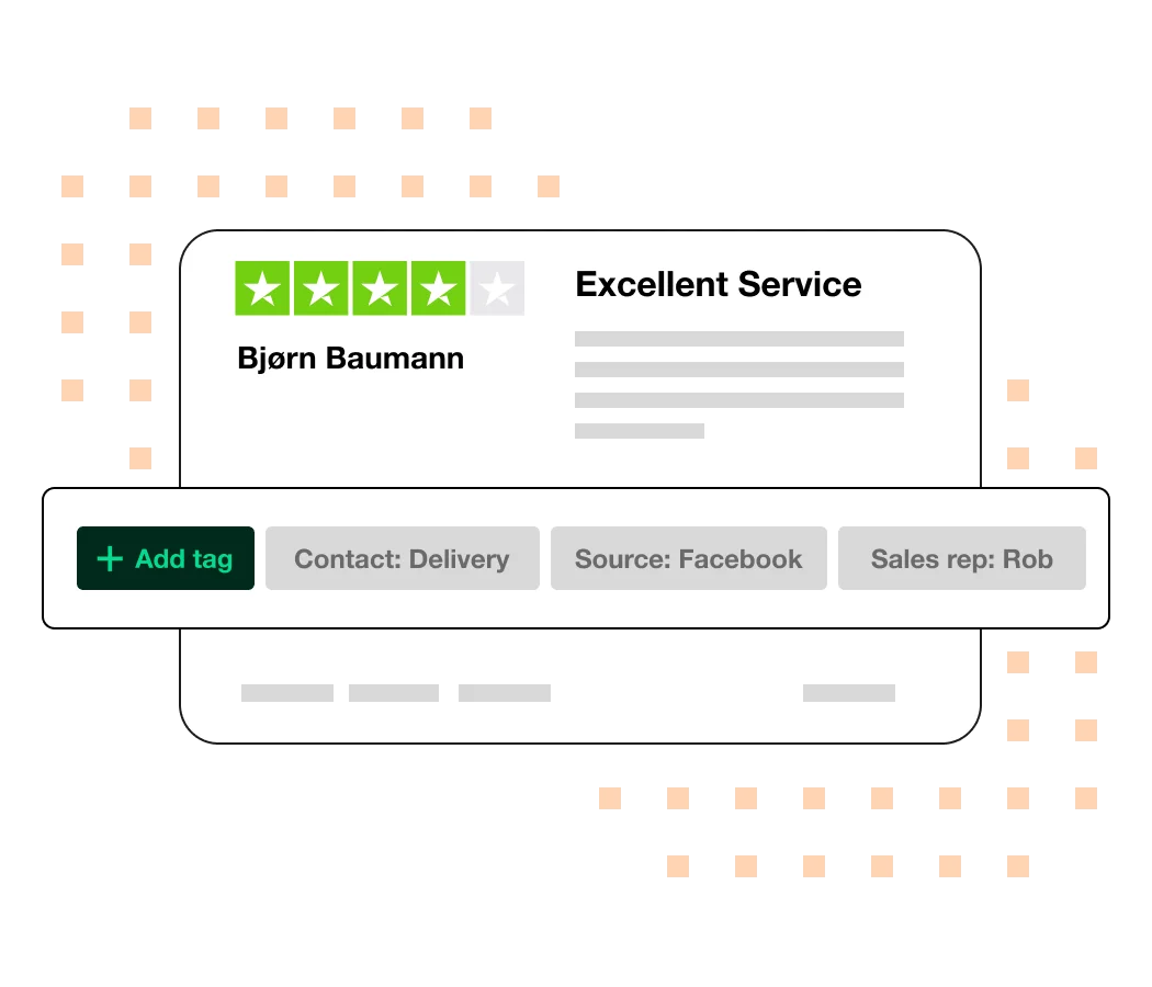 Review tagging | Product Features | Trustpilot Business
