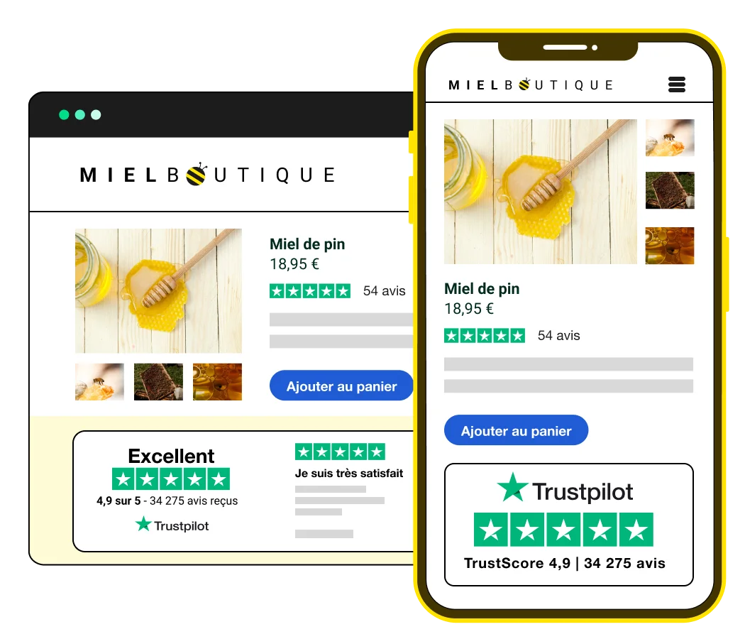 Avis produits | Trustpilot Business