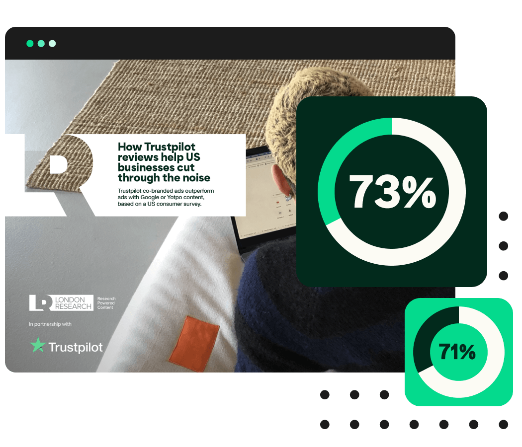 The value of Trustpilot ratings in advertising report