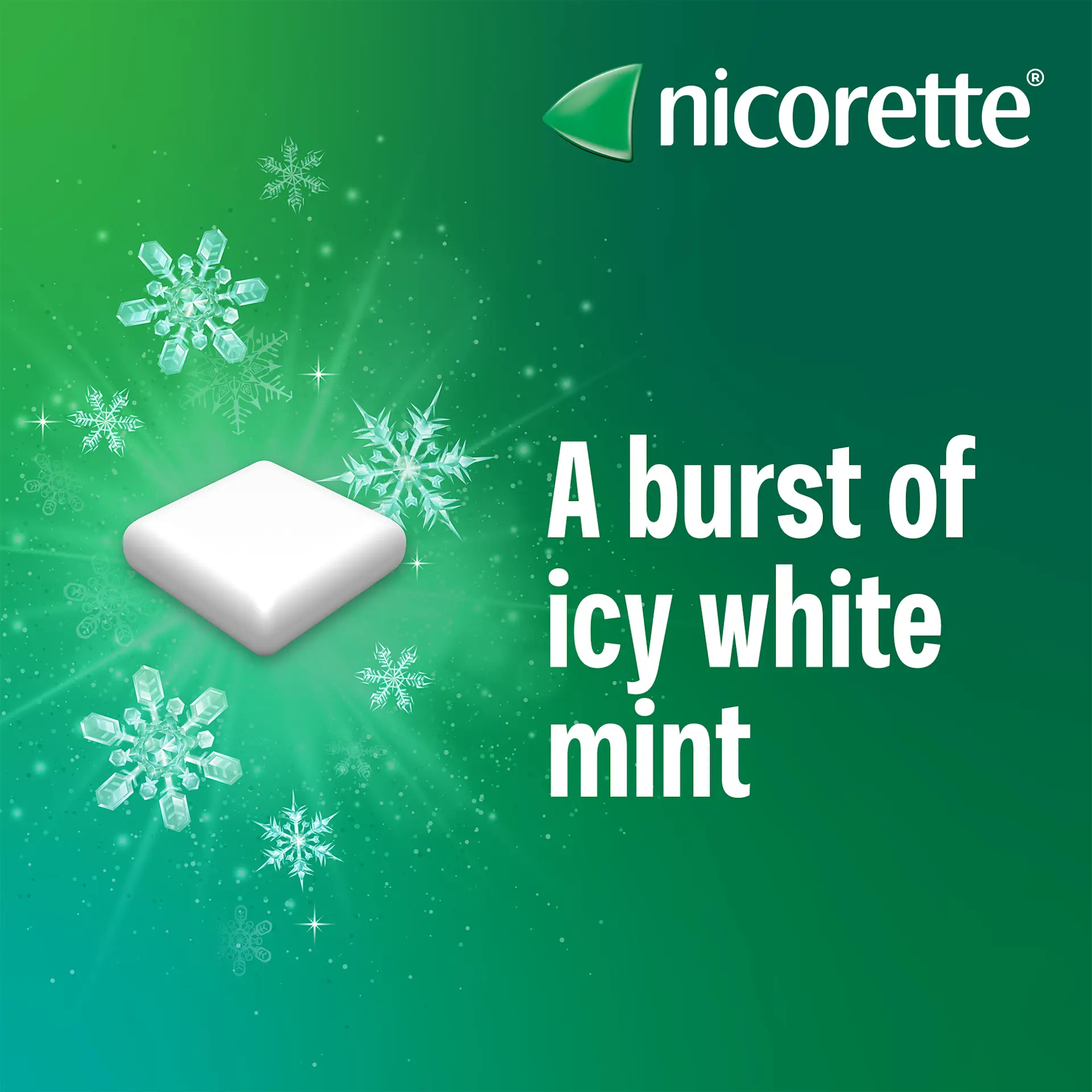 Nicorette® Gum - Icy White 2mg, 105's | NICORETTE®