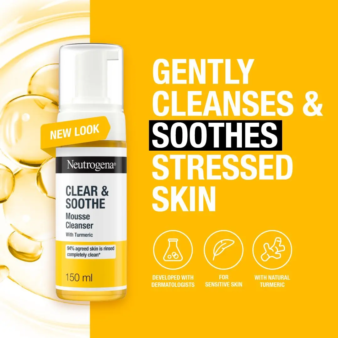 Neutrogena® Clear & Soothe Mousse Cleanser