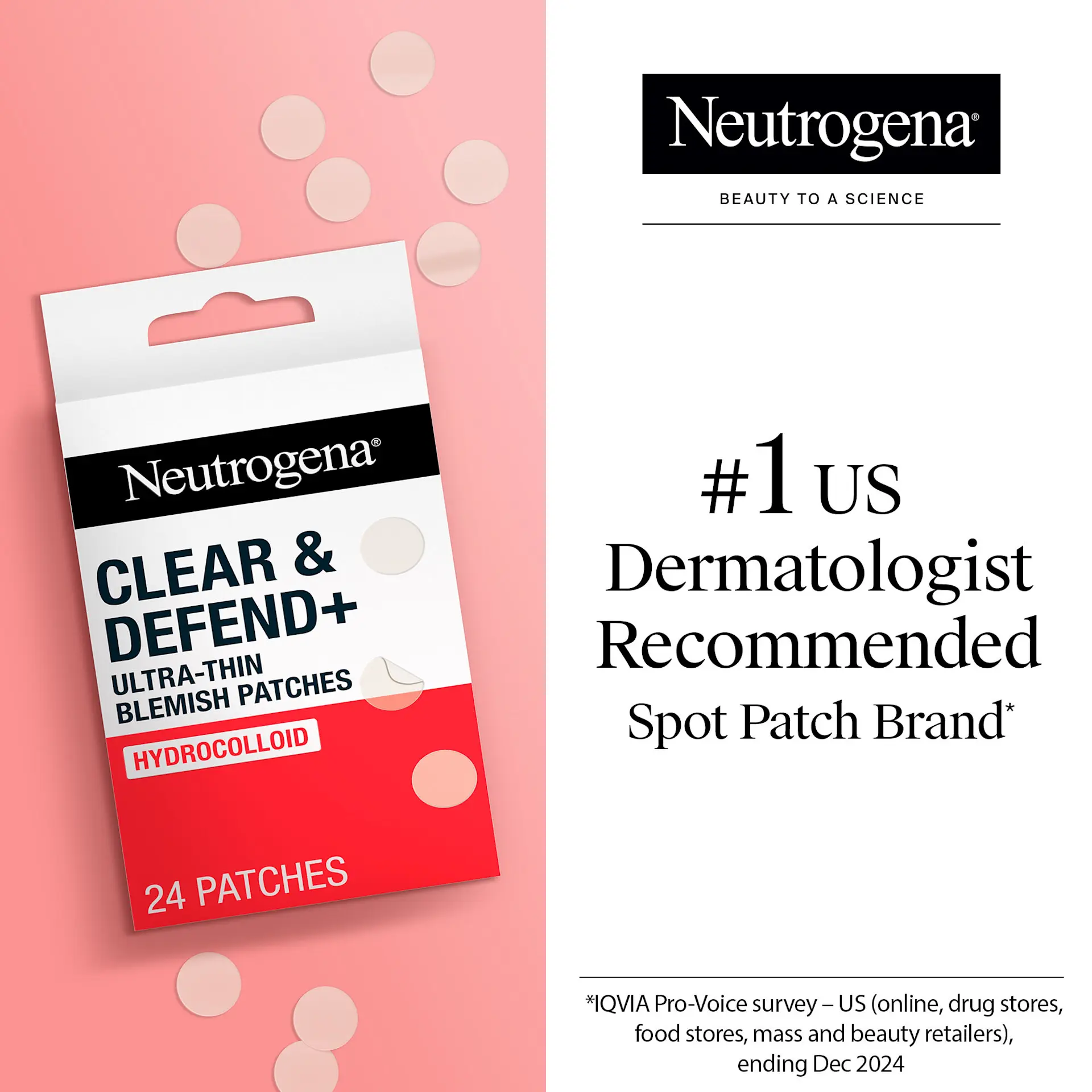 Neutrogena® Clear & Defend+ Ultra-Thin Blemish Patches