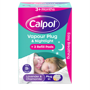CALPOL® Vapour Plug & Nightlight 5 or 10 Refill Pads