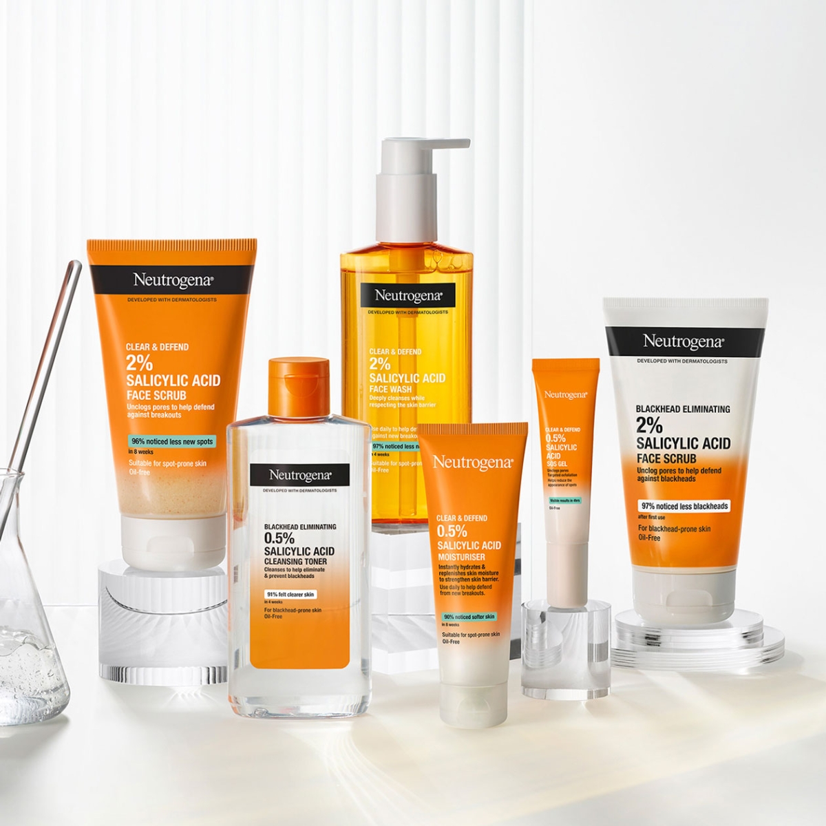 Neutrogena® Clear & Defend 0.5% Salicylic Acid SOS gel