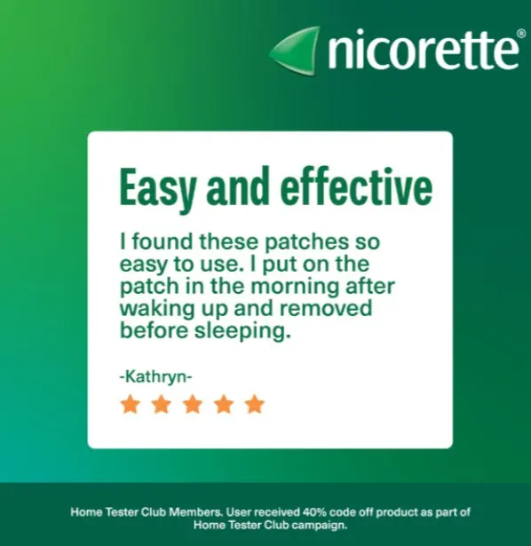 Nicorette® InvisiPatch, Step 3, 10mg | NICORETTE®