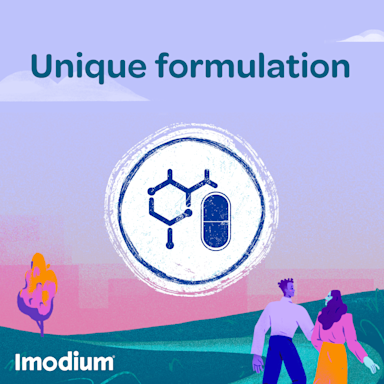 IMODIUM® Dual Action Diarrhoea Relief Tablets