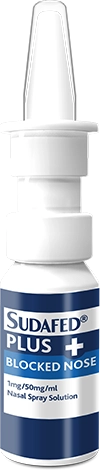 SUDAFED® Plus Blocked Nose Nasal Spray | SUDAFED®