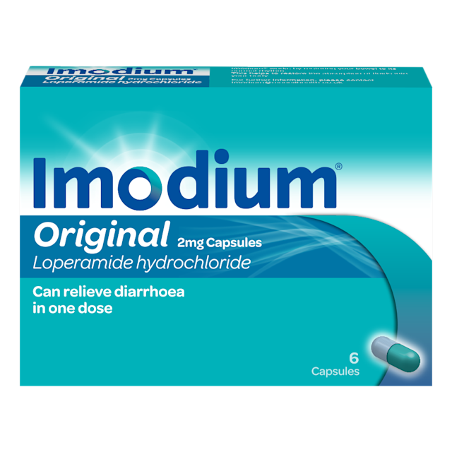 IMODIUM® Original 2mg Capsules - For Diarrhoea Relief