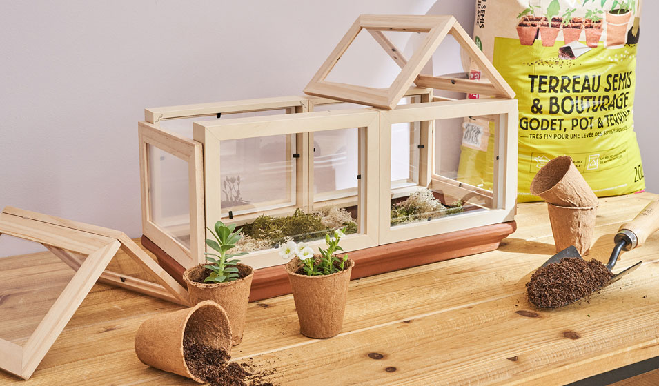Fabriquer une mini serre pour faire pousser ses semis - Jardiland