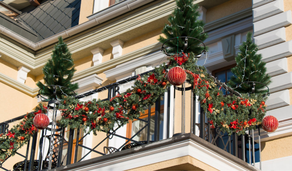 Ideas para decorar tu balcón de Navidad - Jardiland