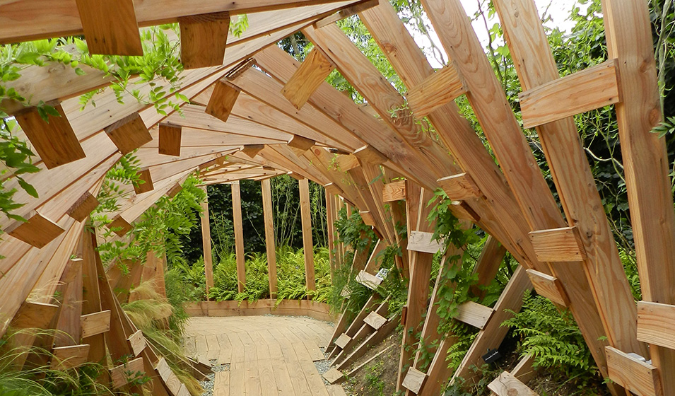 Jardins des sensations au Festival de Chaumont - Gamm vert