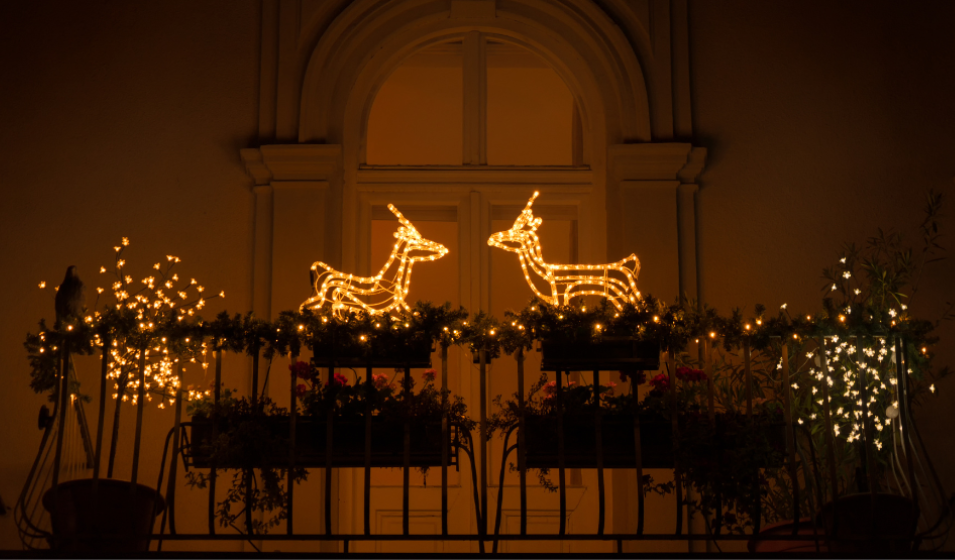 Ideas para decorar tu balcón de Navidad - Jardiland