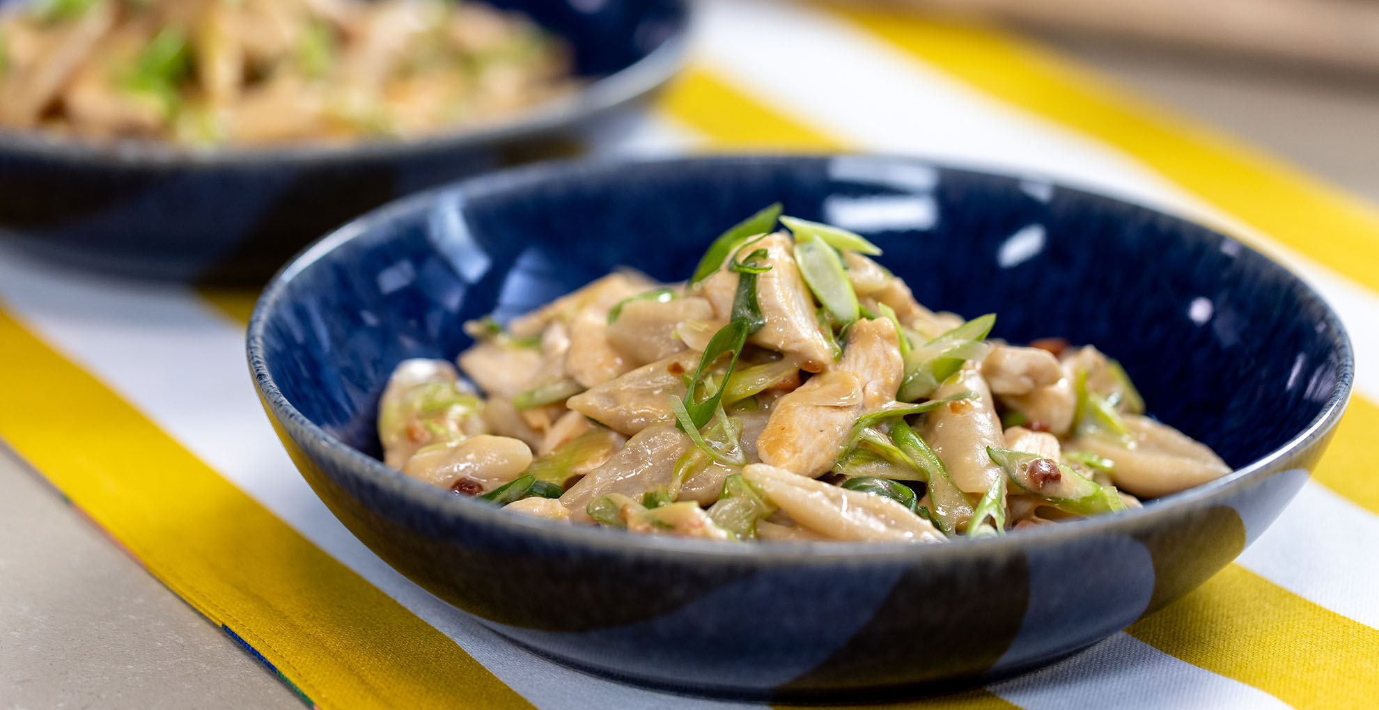 Chicken & Peanut Butter Scissor-Cut Noodles | John and Lisa's Weekend ...