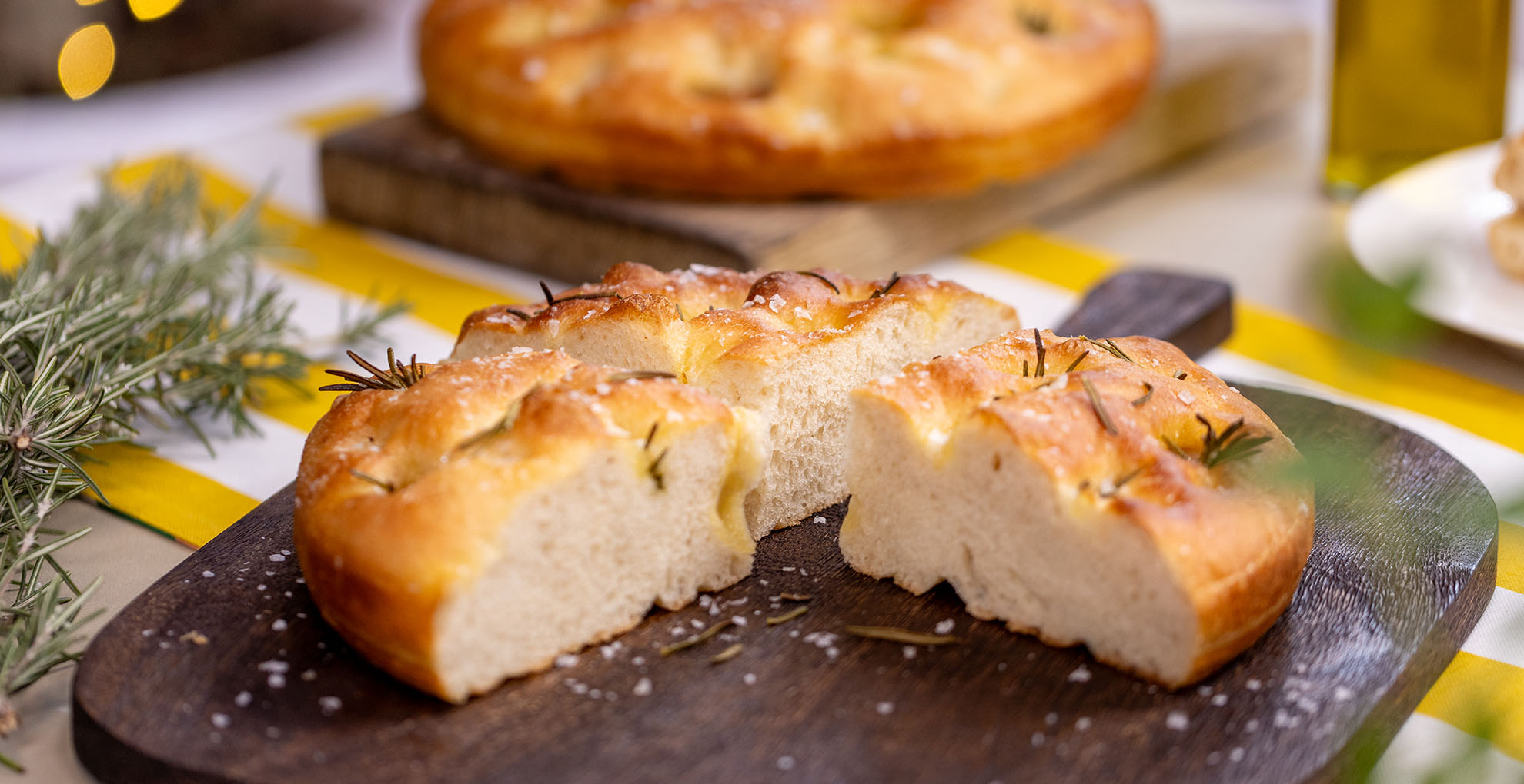 Garlic and Rosemary Focaccia bread | John and Lisa's Weekend Kitchen