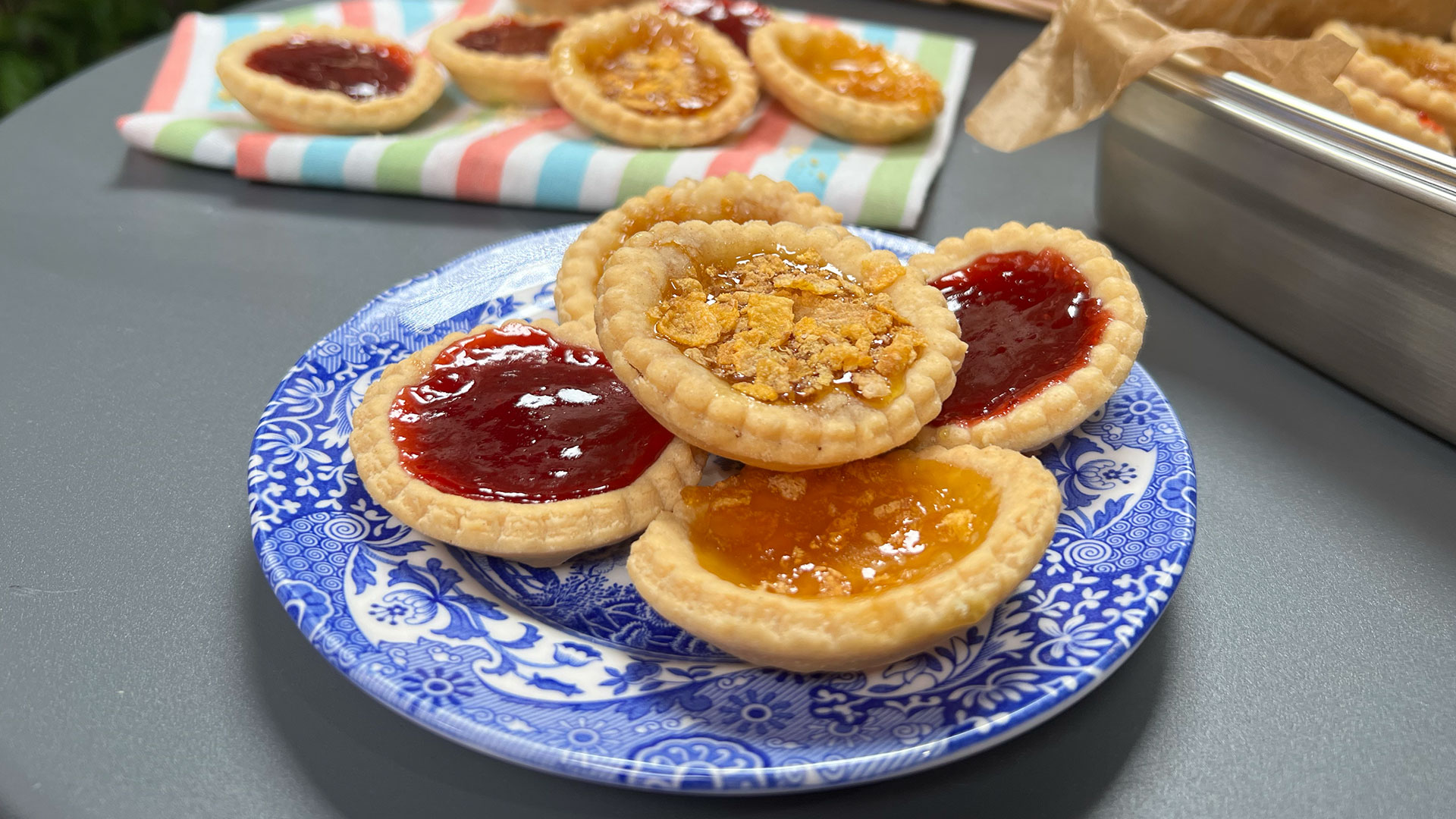 Jam and Treacle Mini Tarts | John and Lisa's Weekend Kitchen
