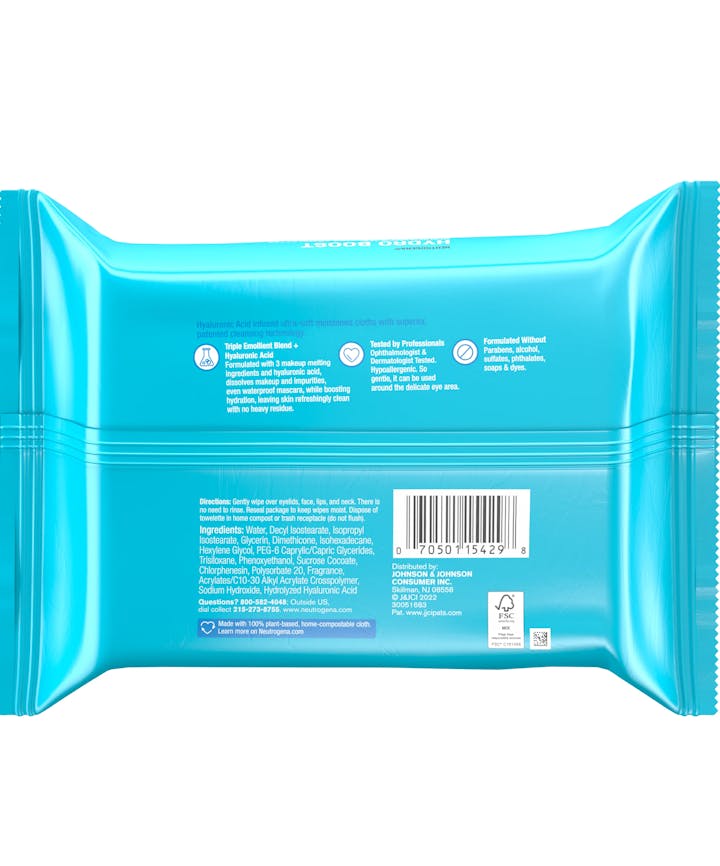 Hydro Boost Makeup Wipes with Hyaluronic Acid | Neutrogena®