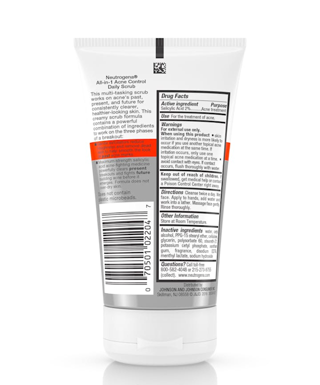 All-in-1 Acne Control Daily Face Scrub | Neutrogena®