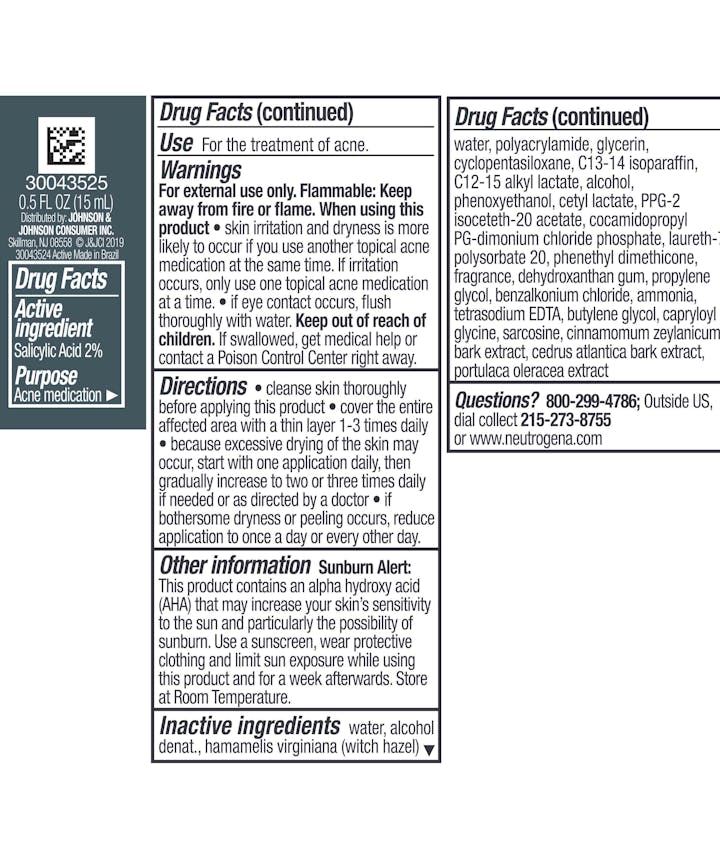 Acne Spot Gel Treatment with Salicylic Acid & Witch Hazel