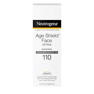 Age Shield® Oil Free Face Sunscreen Lotion SPF 110