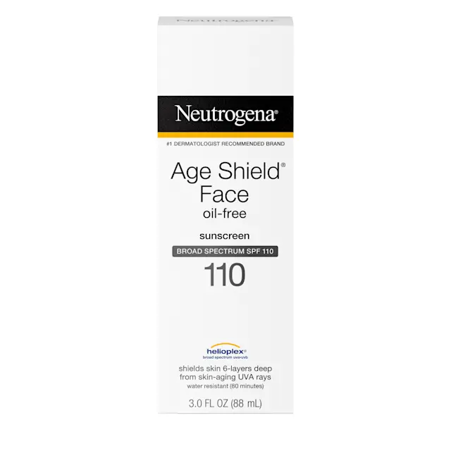 Age Shield® Oil Free Face Sunscreen Lotion SPF 110