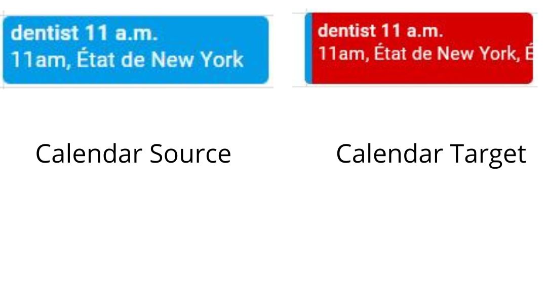 Calendar synchronization: share your Calendars, avoid double bookings.