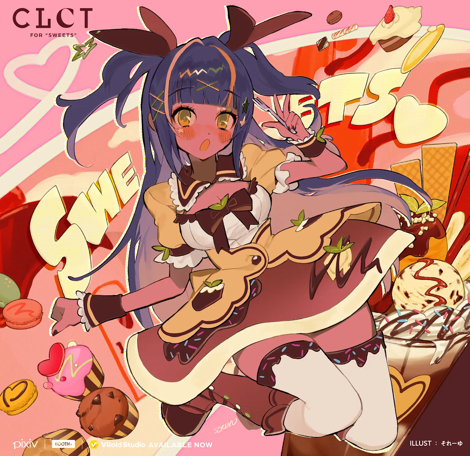CLCT Part 10 - Releasing "CLCT for SWEETS", an avatar collection of ...