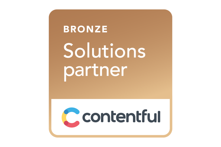 Wir sind Contentful Bronze Partner I Headless CMS mit codeblick
