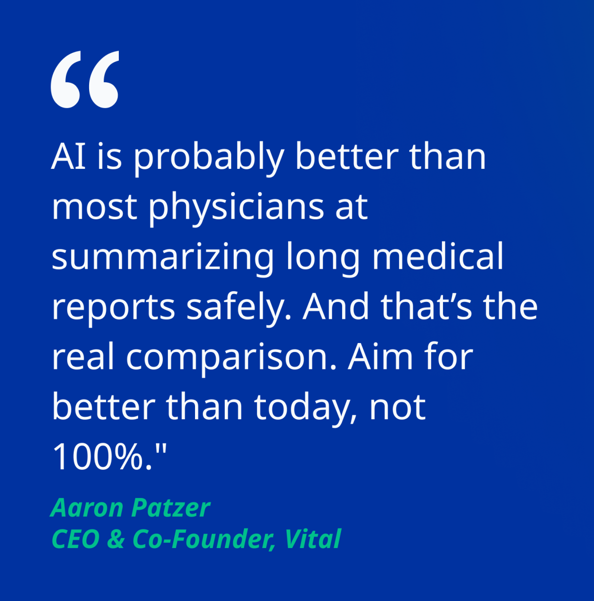 Vital’s 5 Guidelines for Using AI in Healthcare | Blog | Vital