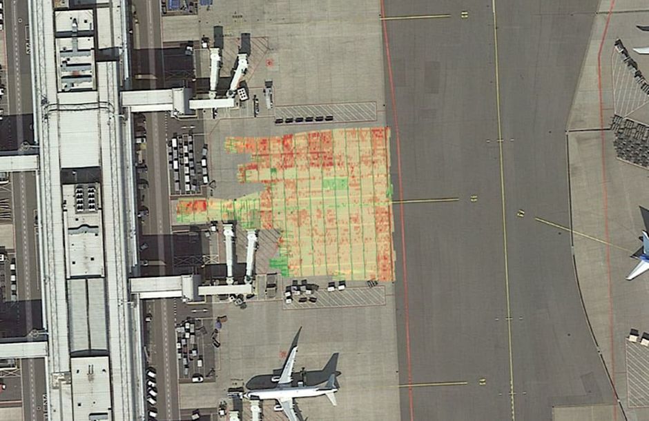 Schiphol | Aircraft stands' now inspected with lasers and AI