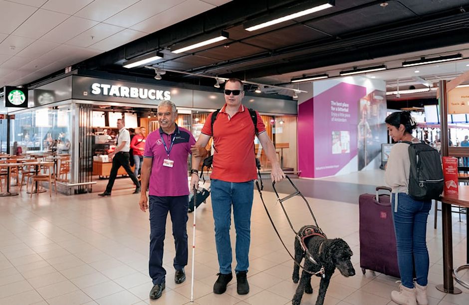 Schiphol | Flying for the deaf and blind