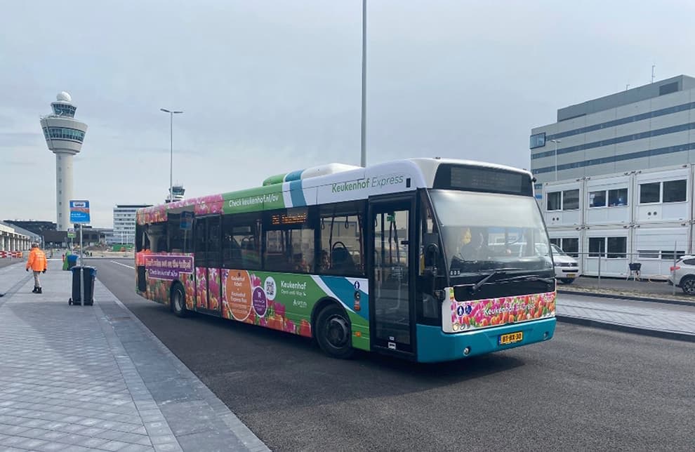 Schiphol | Temporary bus station in use