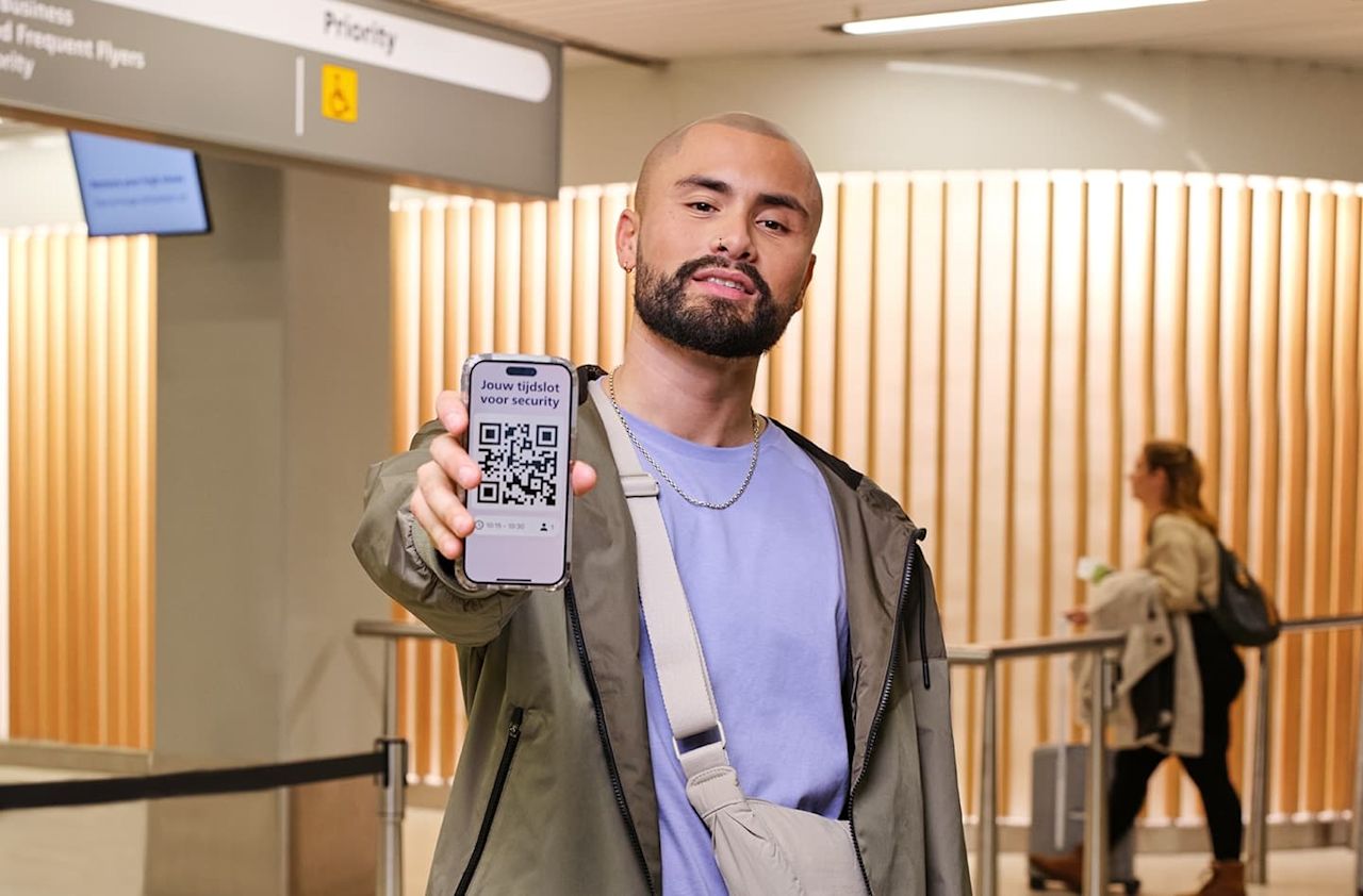 Schiphol | Kies je eigen tijdslot voor security