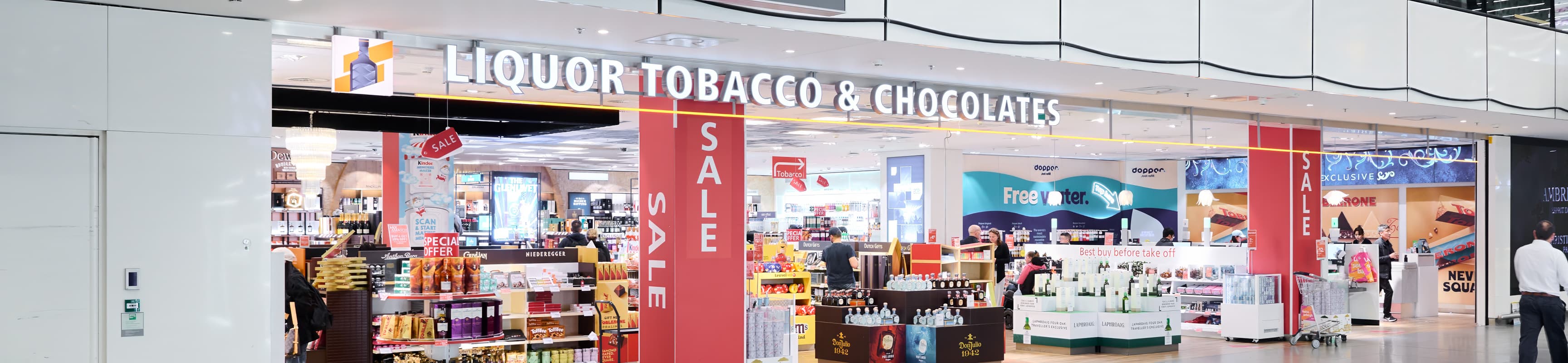 Chocolates & Liquor at Amsterdam Airport | Schiphol