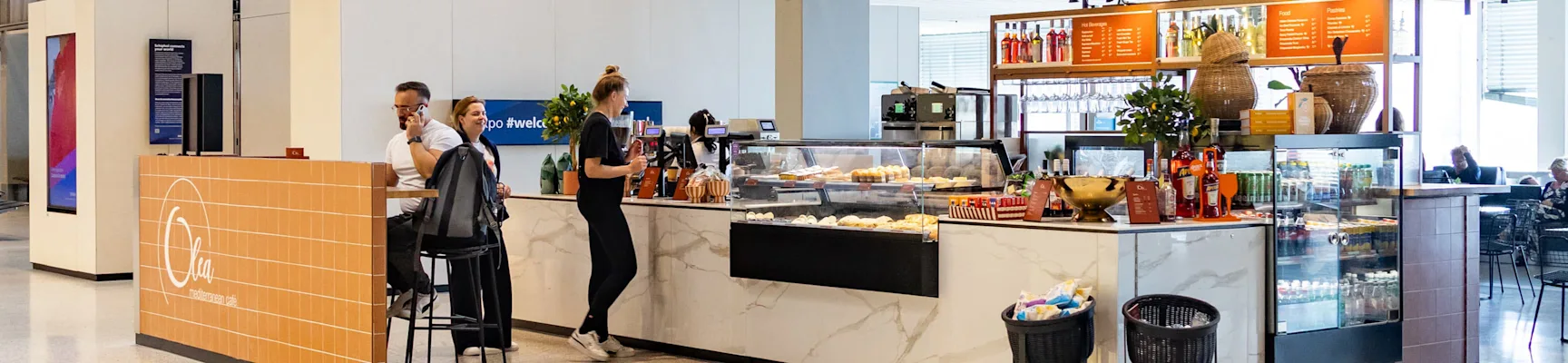 Olea | Mediterranean Cafe at Amsterdam Airport | Schiphol