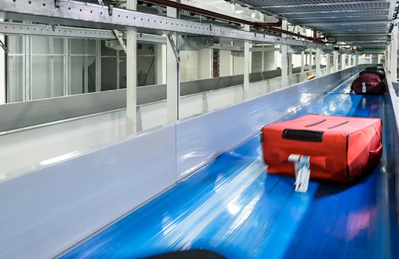 Circular baggage belts