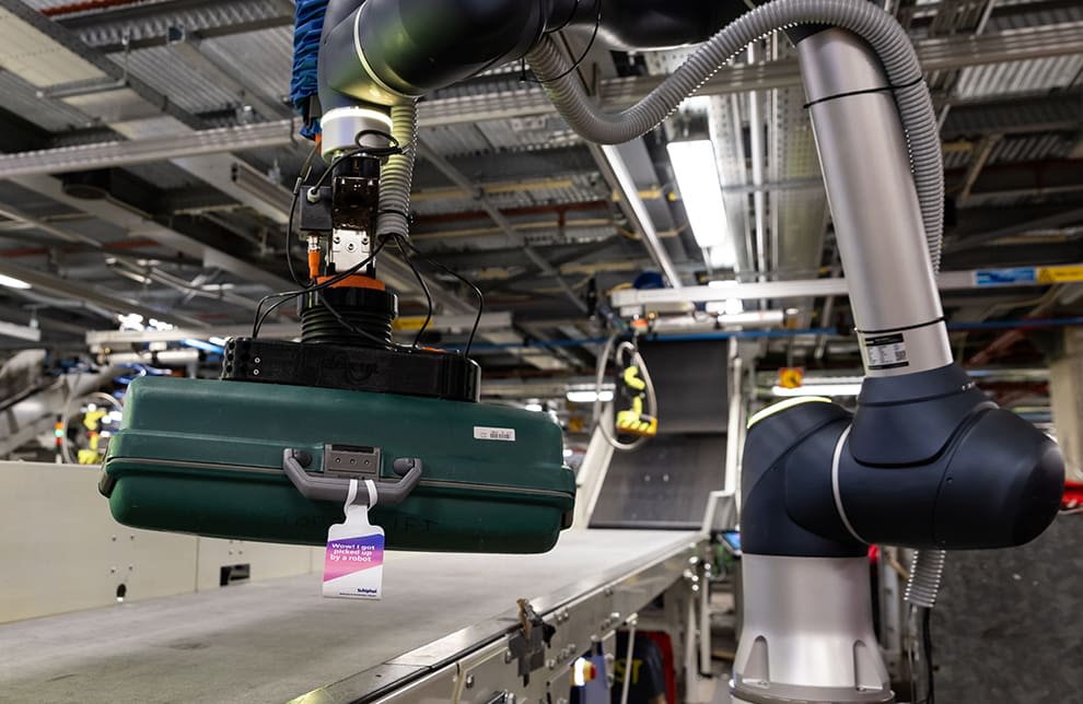 Schiphol | Baggage robot takes over the heavy lifting