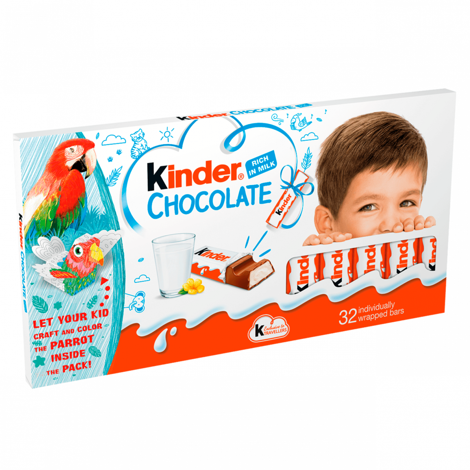 Kinder Chocolate Bar Milk Kinder Bloc – Bloc O Choc