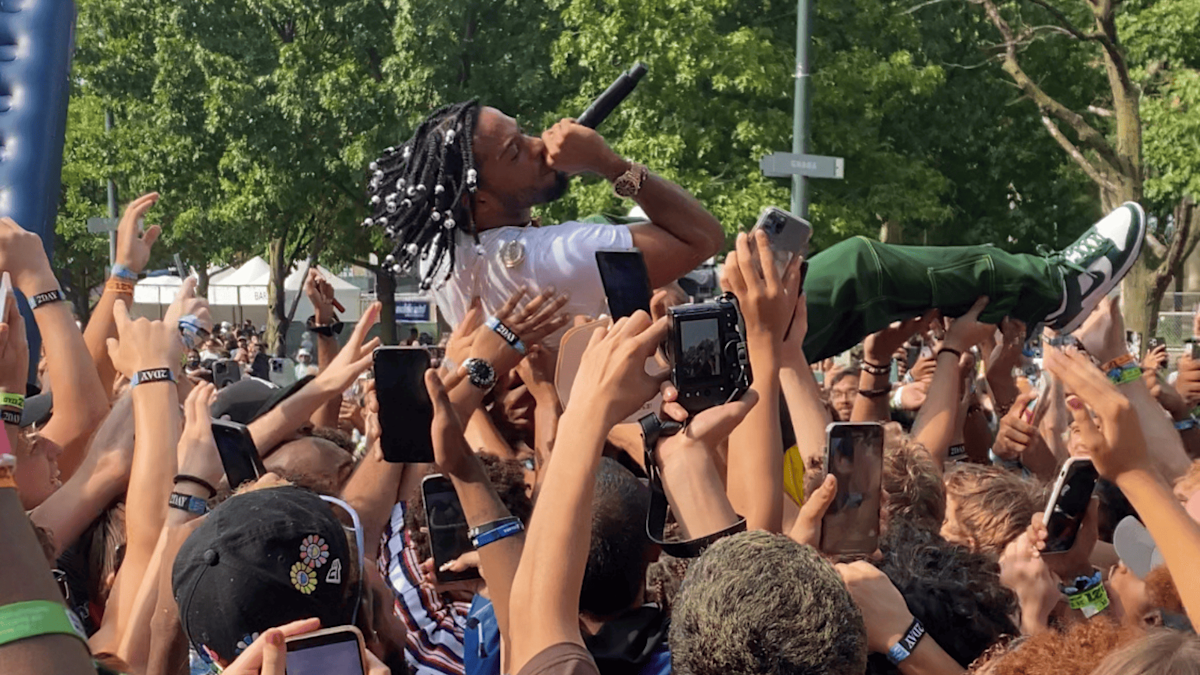 Armani White finally performs \"Billie Eilish\" with Billie Eilish.