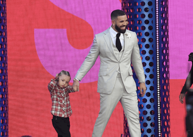 Drake & Adonis Graham Go Viral Looking Like Twins With Their Curly Hair