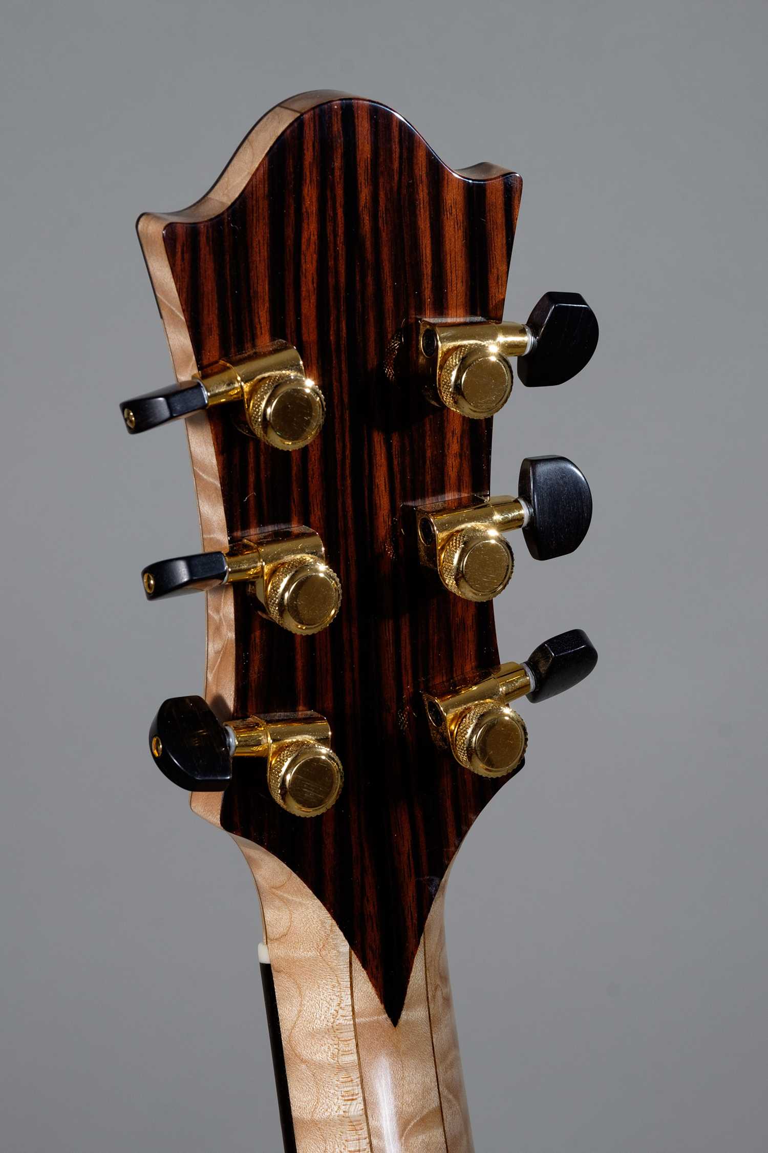 Rizzolo Acoustic - Quilted Maple with Ebony and Maple Headstock ...