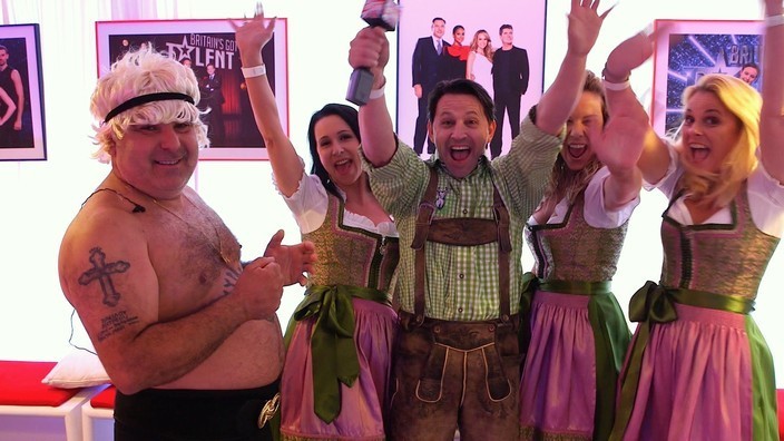 Access all areas: Stavros works his magic with Michael | Britain's Got ...