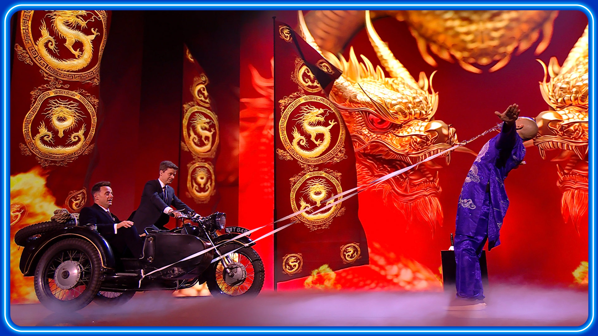 Bao Cuong pulls Ant & Dec on motorbike with EYELIDS! | Britain's Got Talent