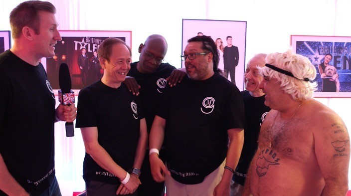 Backstage: Old Men Grooving teach Stavros some moves | Britain's Got Talent