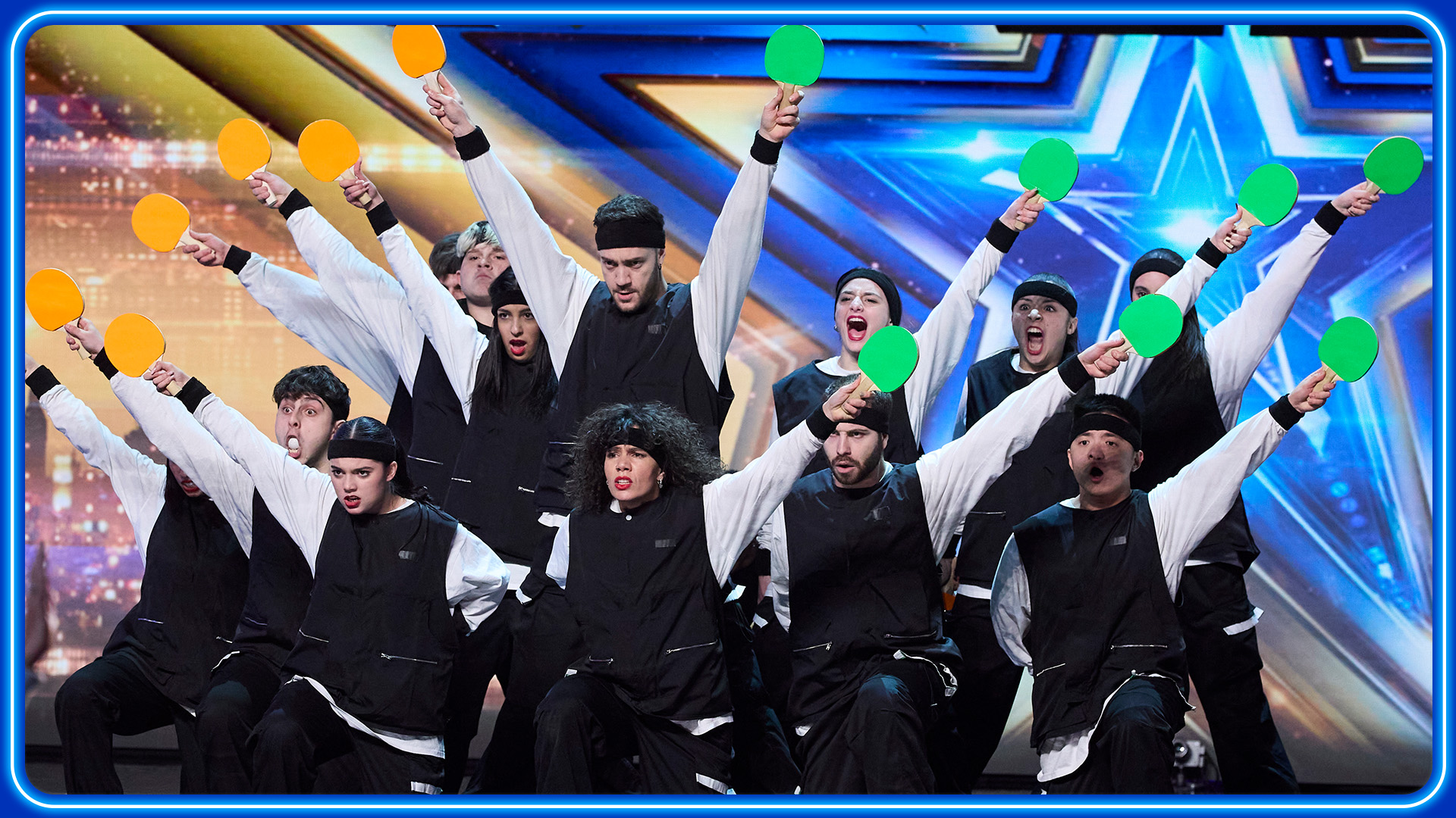 Ping Pong Pang merge dance and ping pong in SLICK routine | Britain's Got Talent