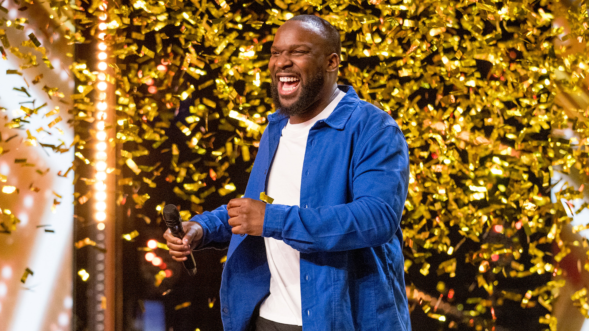 Comedian Axel Blake gets the GOLDEN BUZZER in STYLE! | Britain's Got Talent